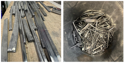 Scrap metal recycling| Around a ton of lead light and lead came | BMRA
